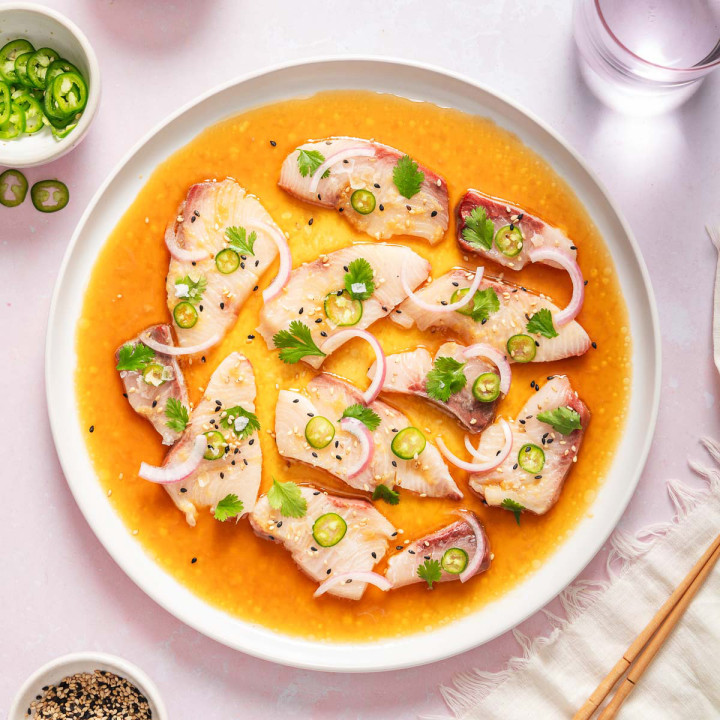 Hamachi Crudo – Takes Two Eggs