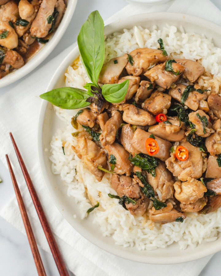 Easy 15-Minute Thai Basil Chicken (Pad Krapow Gai) – Takes Two Eggs