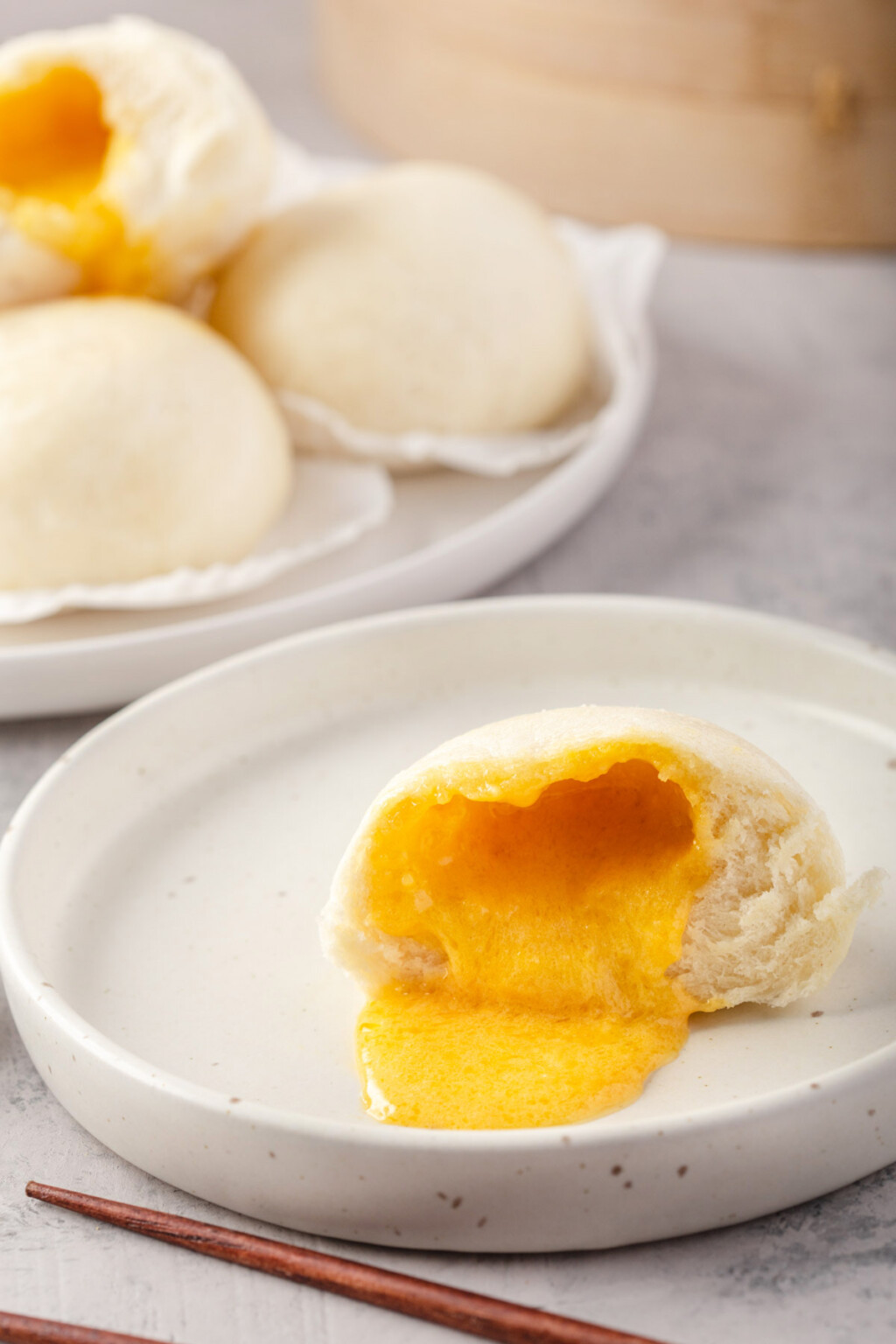 Steamed Egg Custard Buns (Liu Sha Bao) – Takes Two Eggs