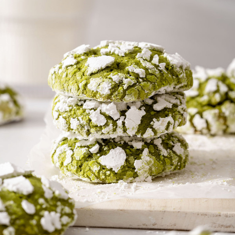 Matcha Checkerboard Cookies – Takes Two Eggs