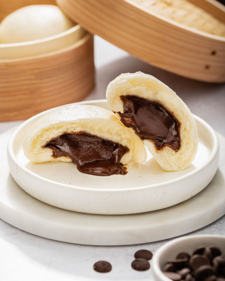 Chocolate Steamed Buns – Takes Two Eggs