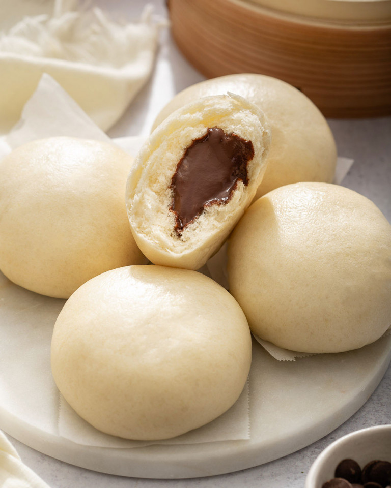 Chocolate Steamed Buns – Takes Two Eggs