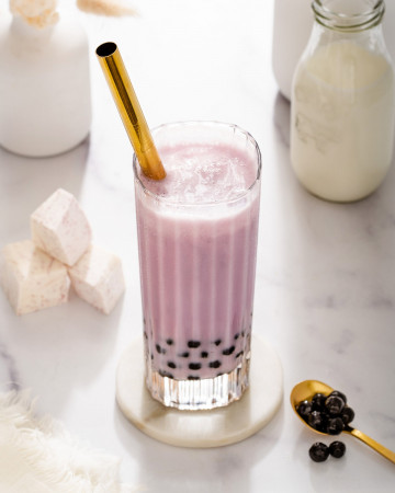 Taro Milk Tea – Takes Two Eggs
