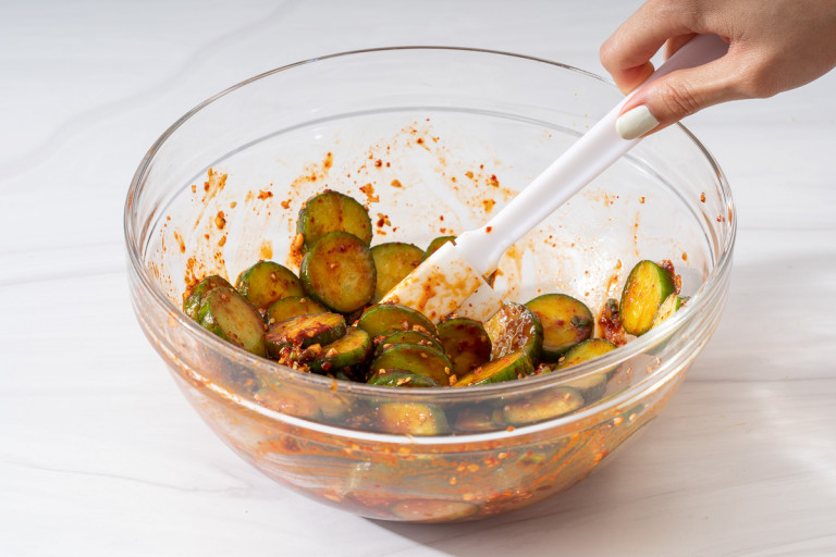 Korean Cucumber Salad (Oi Muchim) – Takes Two Eggs