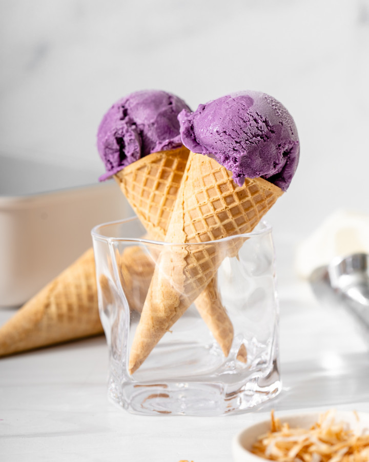 Ube Ice Cream – Takes Two Eggs