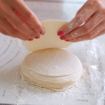 How to make dumpling wrappers – Takes Two Eggs