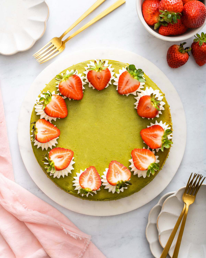 Matcha Cheesecake – Takes Two Eggs