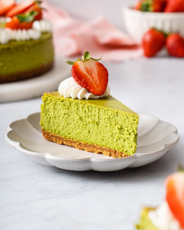 Matcha Cheesecake – Takes Two Eggs