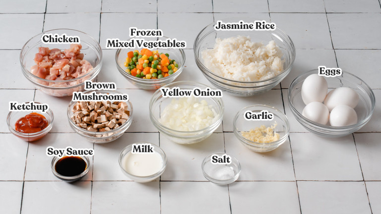 Omurice (Japanese Rice Omelet) – Takes Two Eggs