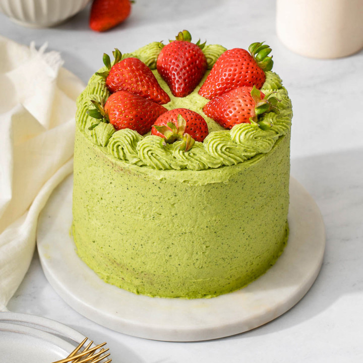 The Best Matcha Cake (green tea cake) – Takes Two Eggs