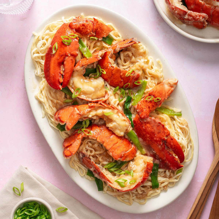 Lobster Noodles (Lobster Yee Mein) – Takes Two Eggs