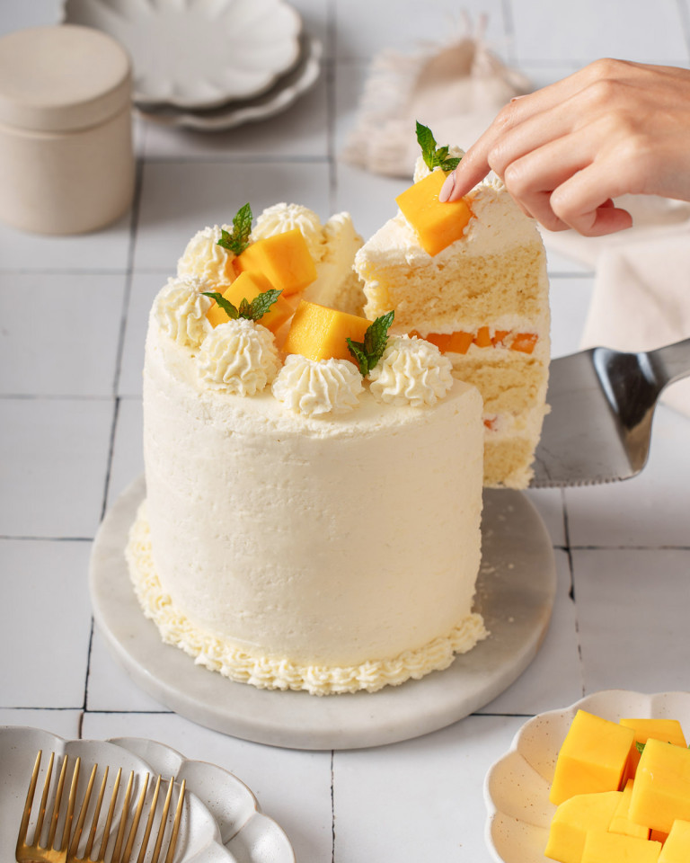 Mango Cake – Takes Two Eggs