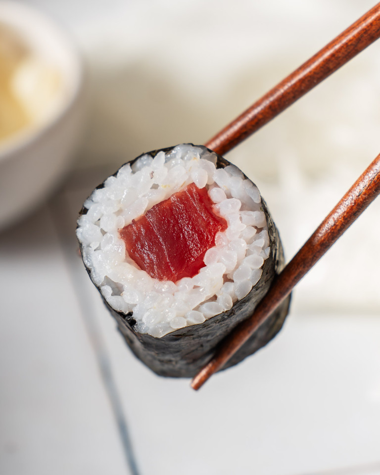 Tekka Maki (Tuna Sushi Roll) – Takes Two Eggs