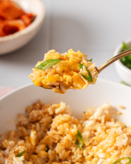 EASY 10 min. Gyeran Bap (Korean Egg Rice) – Takes Two Eggs