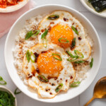 EASY 10 min. Gyeran Bap (Korean Egg Rice) – Takes Two Eggs