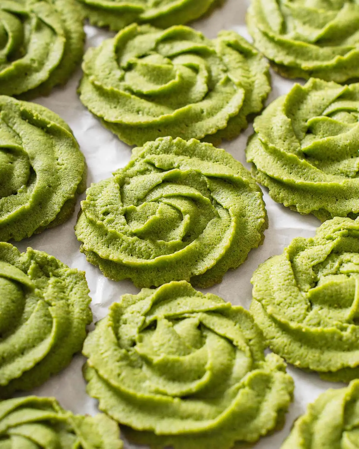 Matcha Butter Cookies – Takes Two Eggs