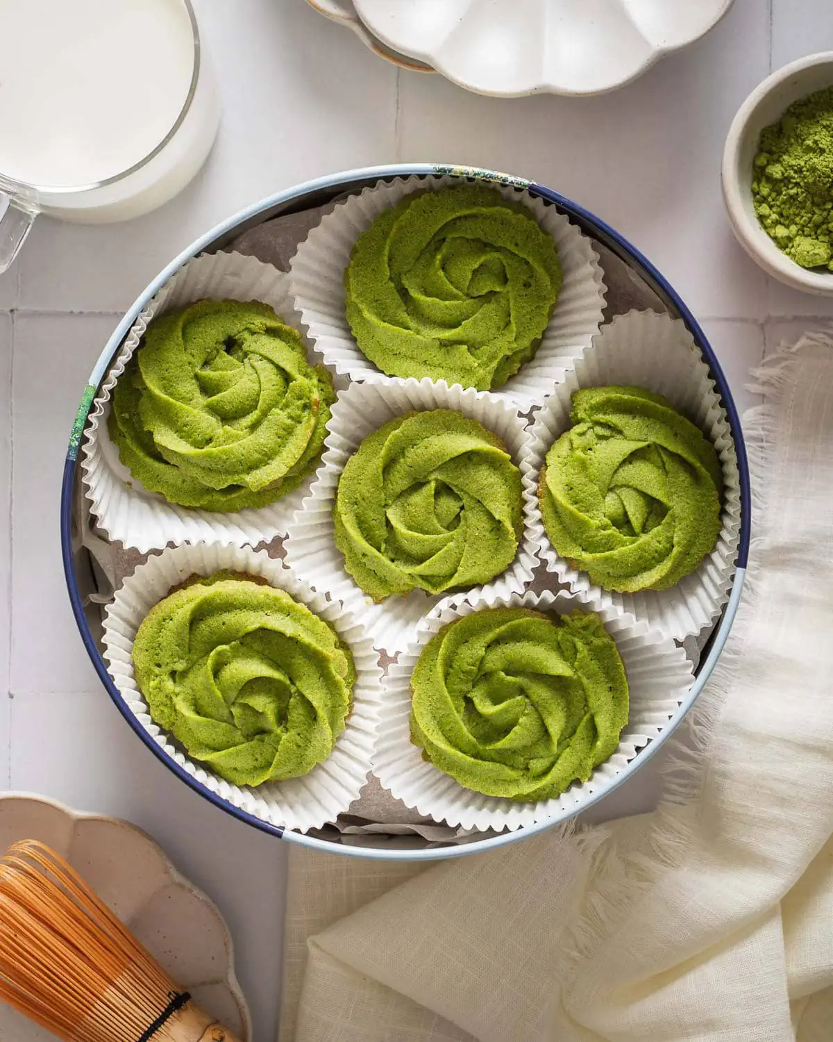Matcha Butter Cookies – Takes Two Eggs