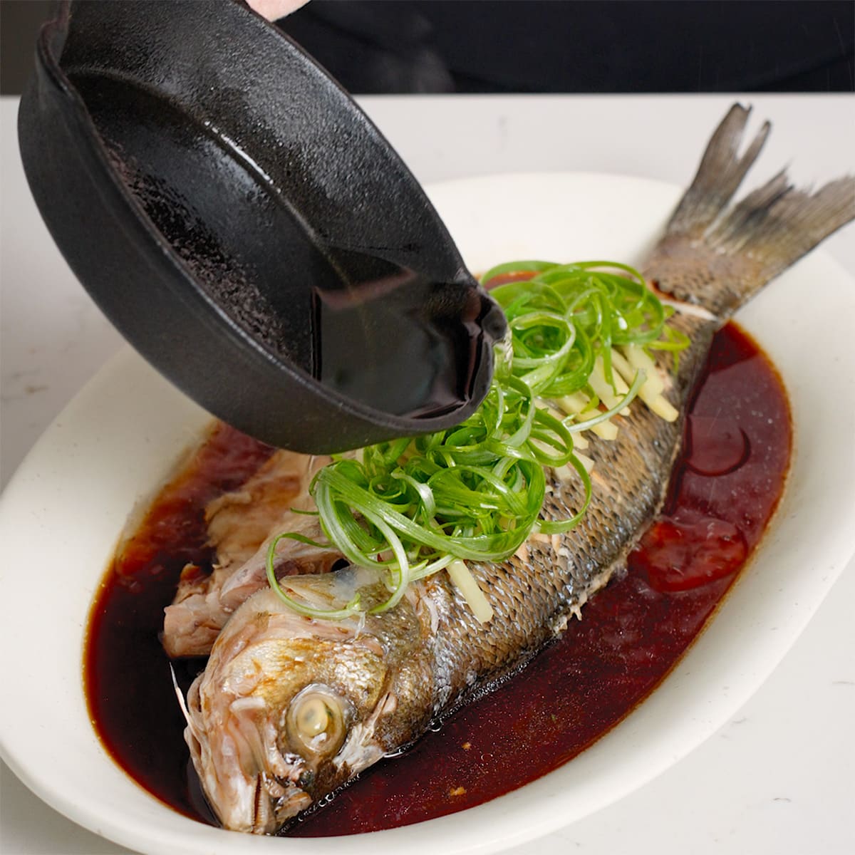 Chinese Steamed Fish – Takes Two Eggs