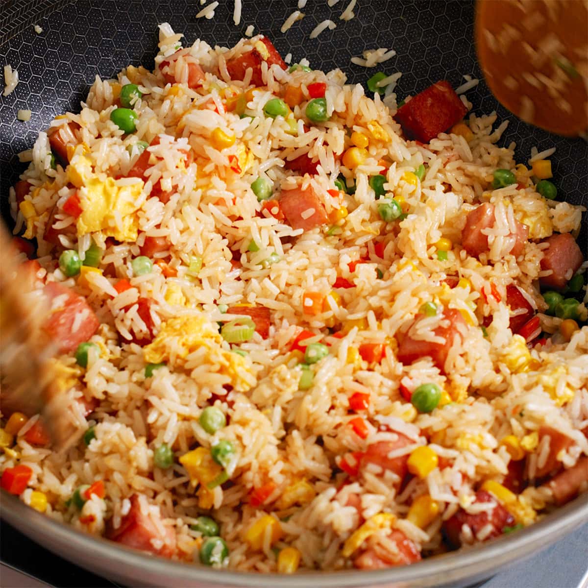 15 minute Spam Fried Rice – Takes Two Eggs
