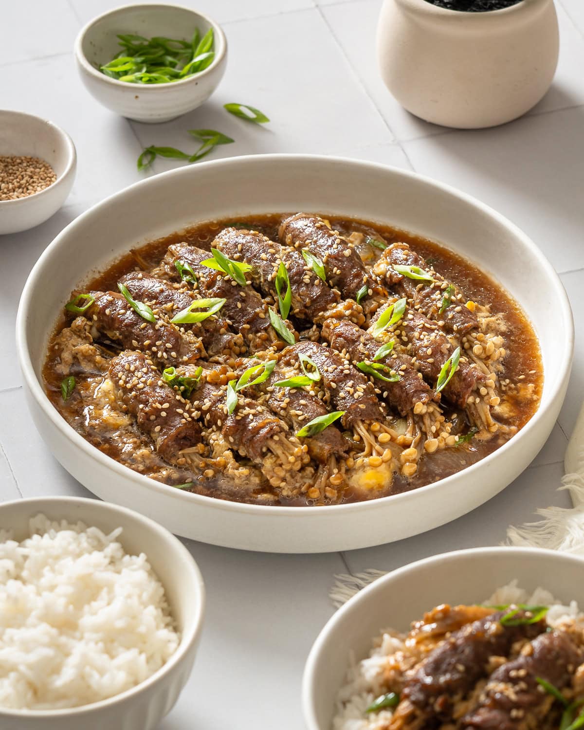 Enoki Beef Rolls – Takes Two Eggs