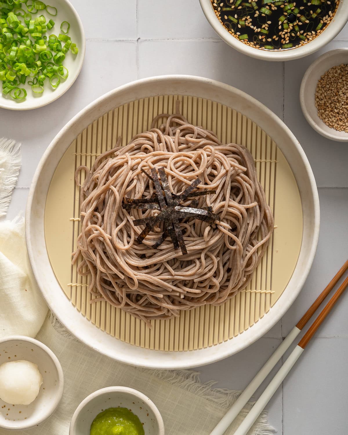 Easy 10-Minute Zaru Soba (Cold Soba Noodles)