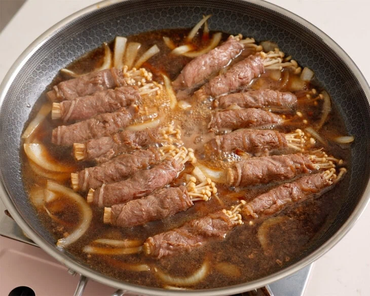 Enoki Beef Rolls – Takes Two Eggs