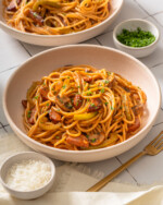 20 minute Spaghetti Napolitan (Japanese Ketchup Pasta)