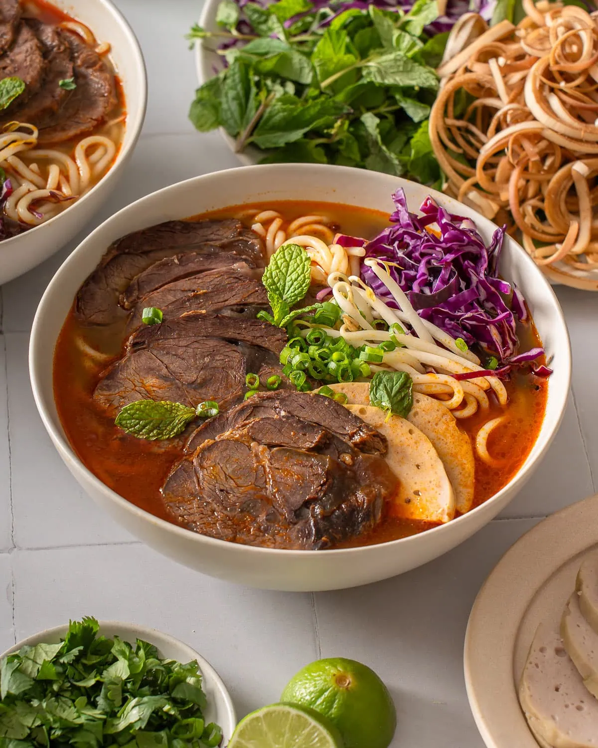 Bun Bo Hue (Spicy Vietnamese Beef Noodle Soup) – Takes Two Eggs