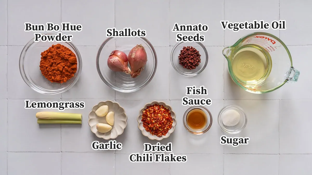 Bun Bo Hue (Spicy Vietnamese Beef Noodle Soup) – Takes Two Eggs