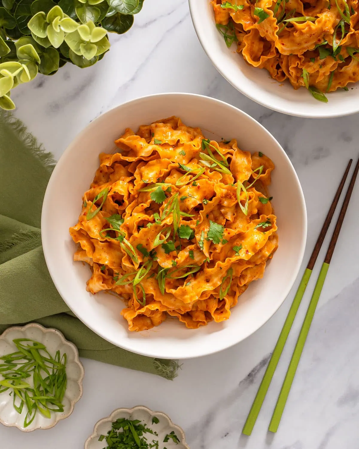 Easy 15 Minute Spicy Peanut Noodles – Takes Two Eggs