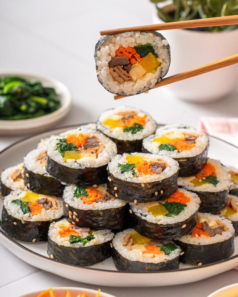 Kimbap (Korean Seaweed Rice Rolls) – Takes Two Eggs